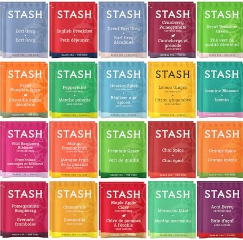Amazon.com: STASH Premium Tea Sampler Assortment Gift Box | 56 count ...