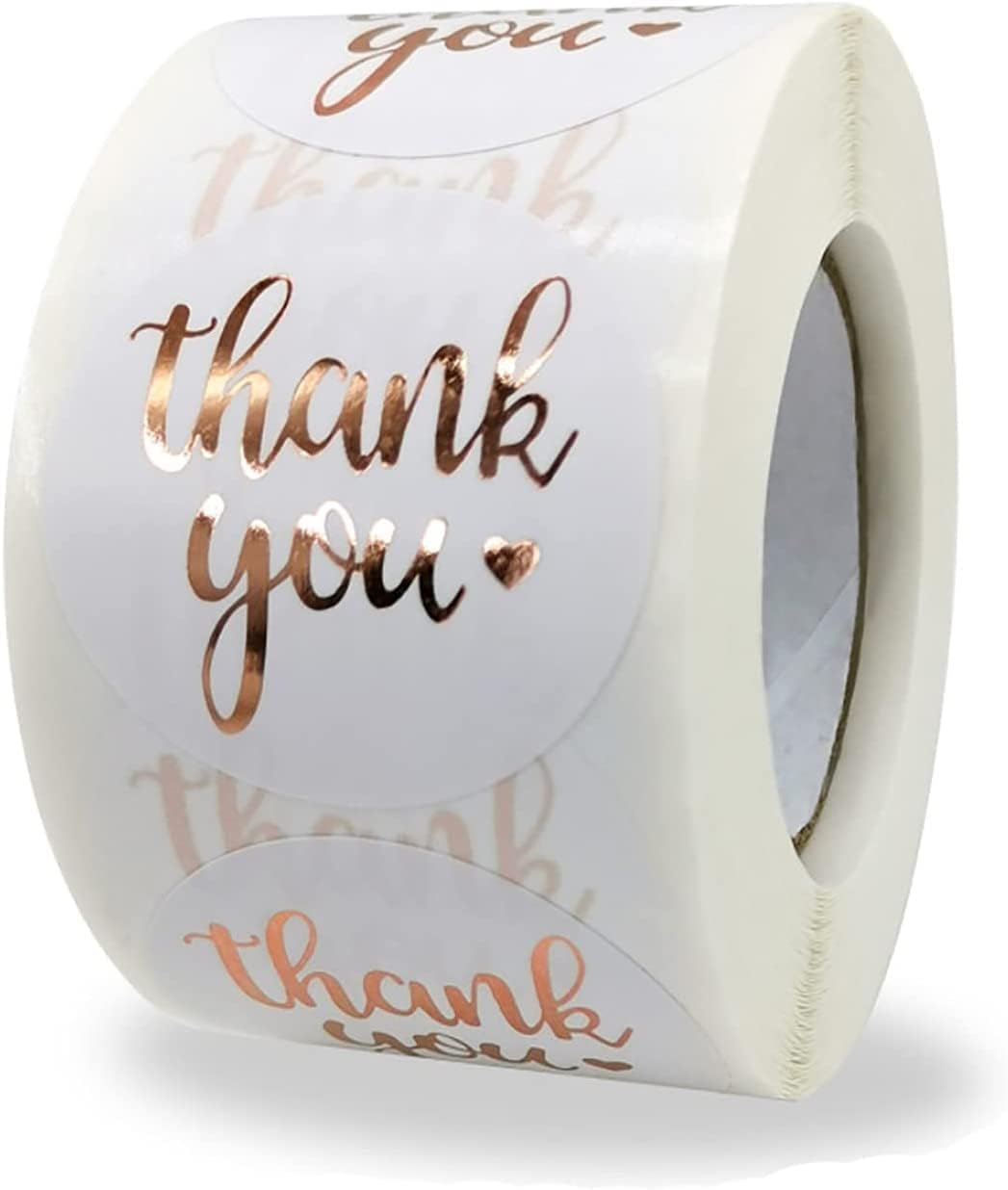 Thank You Sticker Roll, 1 Inch Gold Thank You Stickers Lables for ...