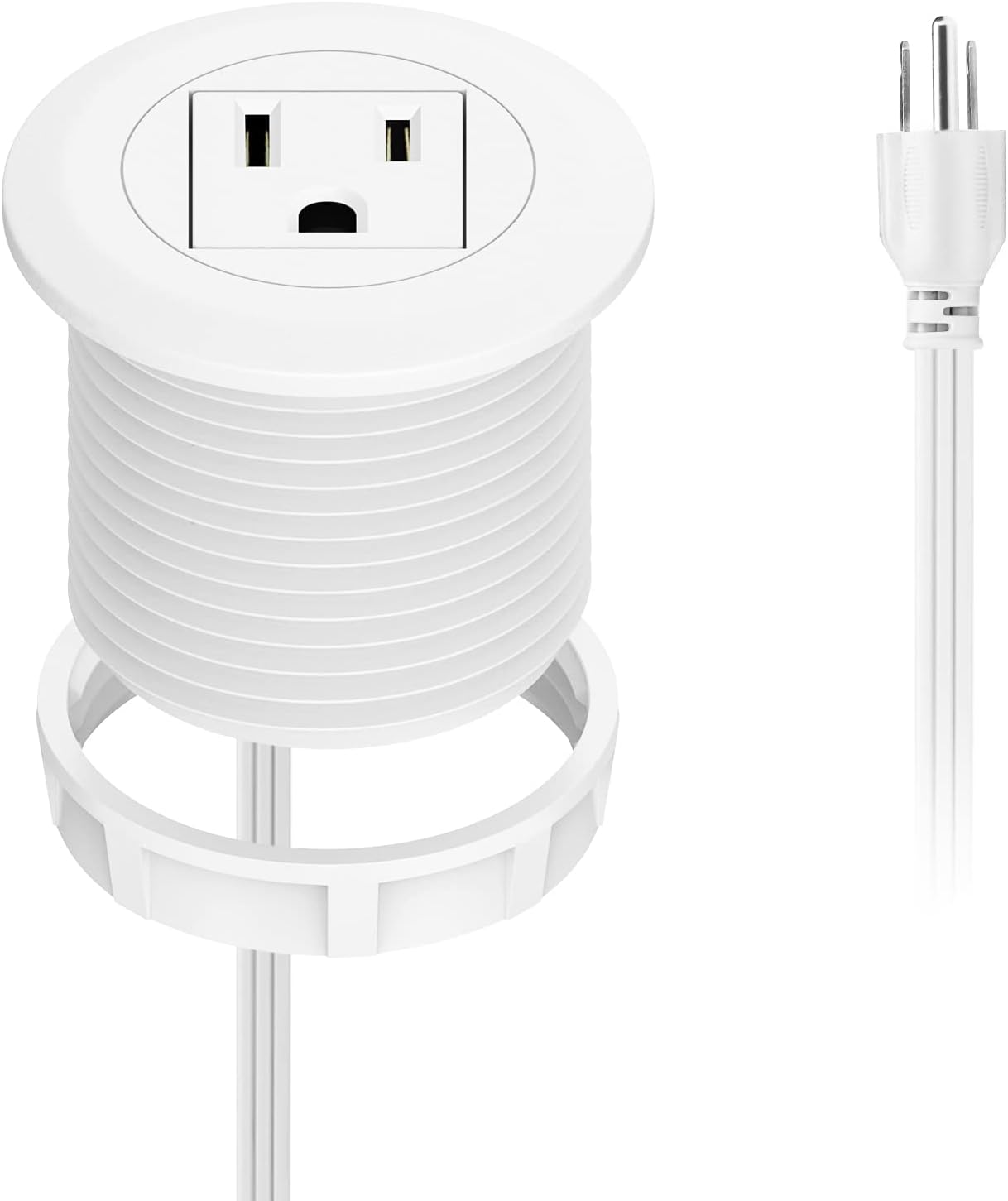 Amazon.com: Maggie Desktop Power Grommet,2inch Hole Table Power Grommet ...