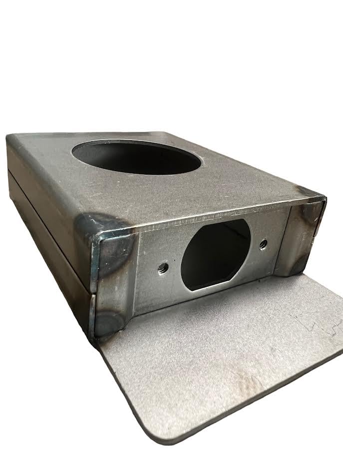 JM Steel 1 1/4" Single Hole Gate Lockbox. 1.25" Single Lock Box ...