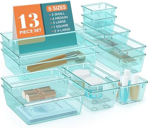 Amazon.com: ARTEZA 6-Piece Teal Desk Accessories Set, Essential Desktop ...