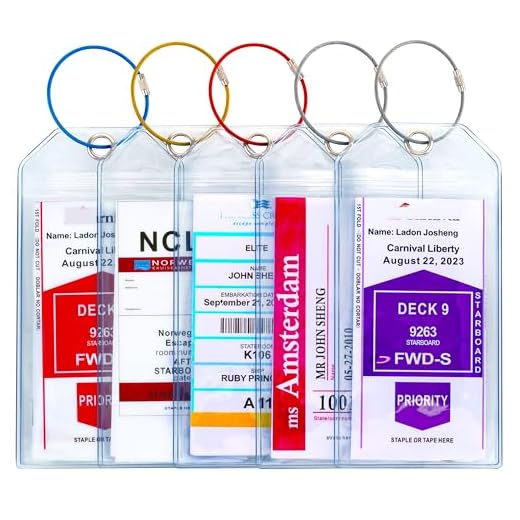 CRUISE Luggage Tag Holders - Reusable & Durable - Cruise Gear