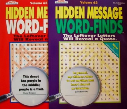 Hidden Message Word-Finds, Set of 2, Volumes 62 and 63: Staff of Kappa ...