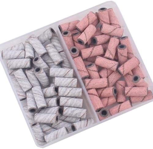 Amazon.com: MZCMSL Nail Sanding Bands #150#240, 80pcs Small 3mm Nail ...