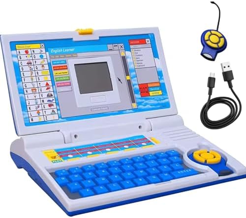 URBAN TOYS Educational Laptop Computer Toy with Mouse for Kids 3 ...