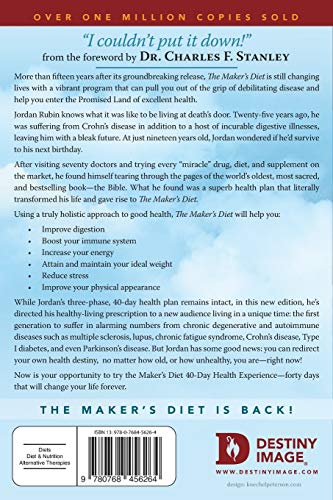 Snapklik.com : The Makers Diet: Updated And Expanded: The 40-Day Health ...