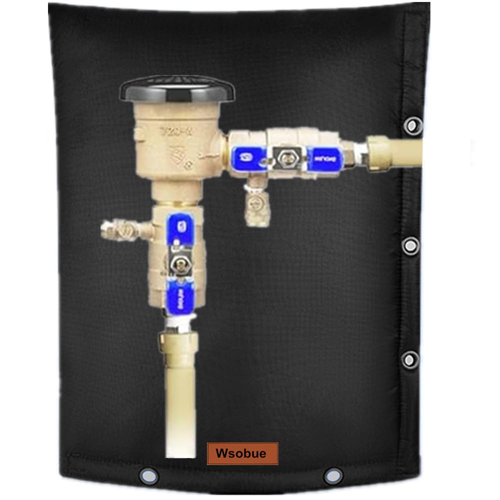 Wsobue Backflow Preventer Insulation Cover,Outdoor Pipe Insulation ...