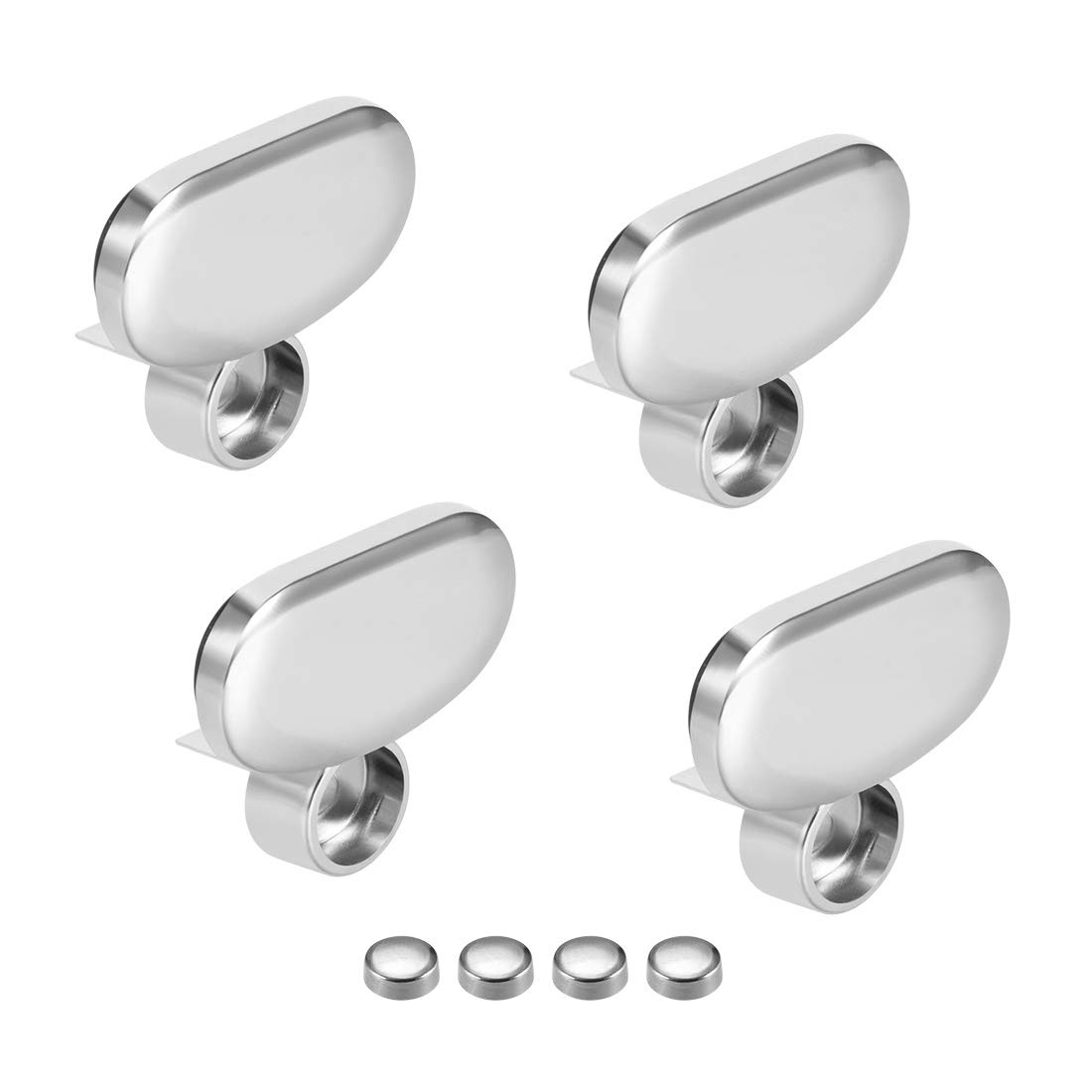Amazon.com: uxcell Mirror Clips - Zinc Alloy Glass Clips Clamps Holder ...