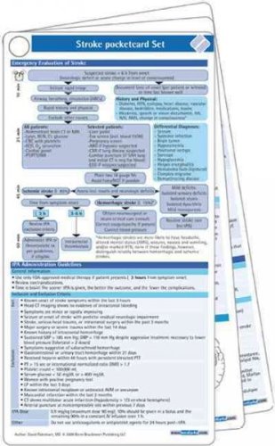 Stroke Pocketcard Set : Amazon.in: Books