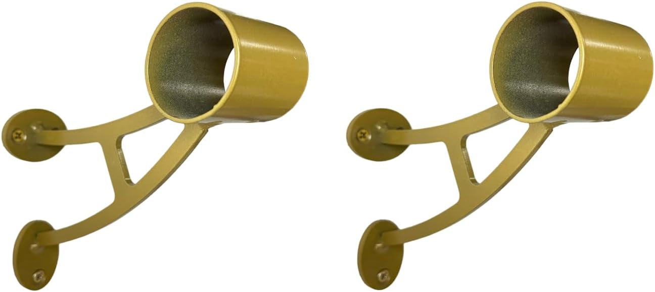 Amazon.com : Athletic Bar Collared Ballet Brackets Single (Pair) Fixed ...