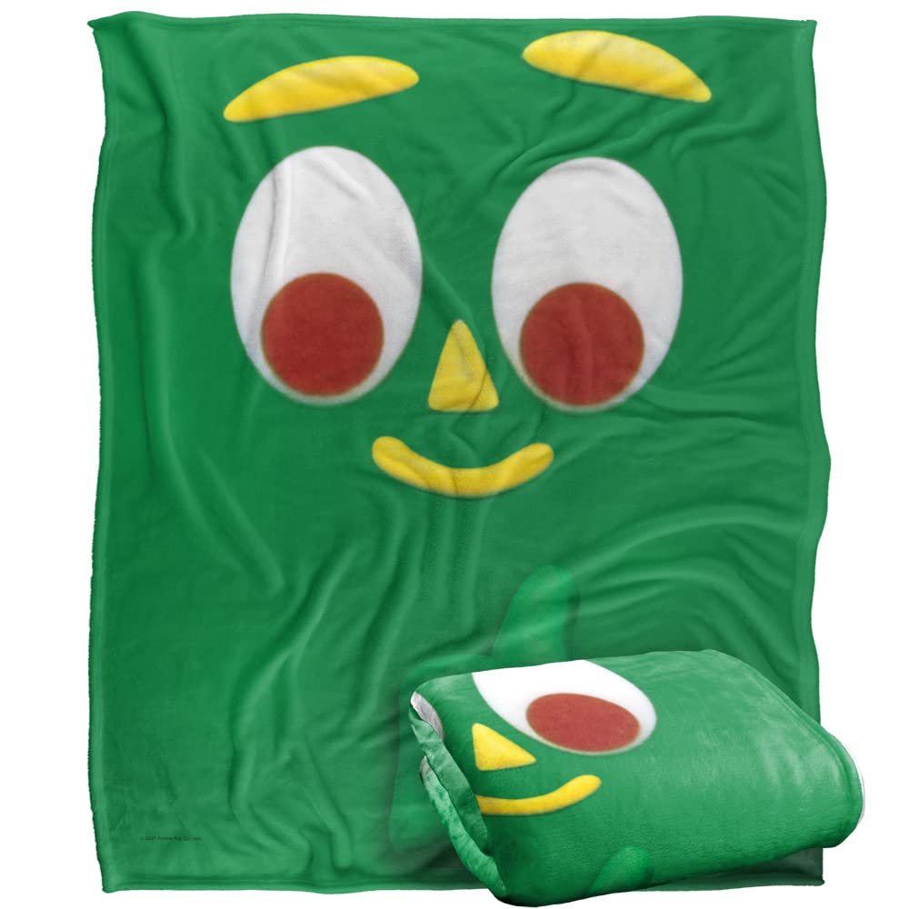Amazon.com: Gumby Big Face Officially Licensed Silky Touch Super Soft ...