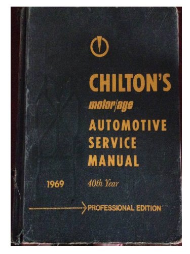 Chiltons Auto Repair Manual 1969: Chilton Bk Company: Amazon.com: Books