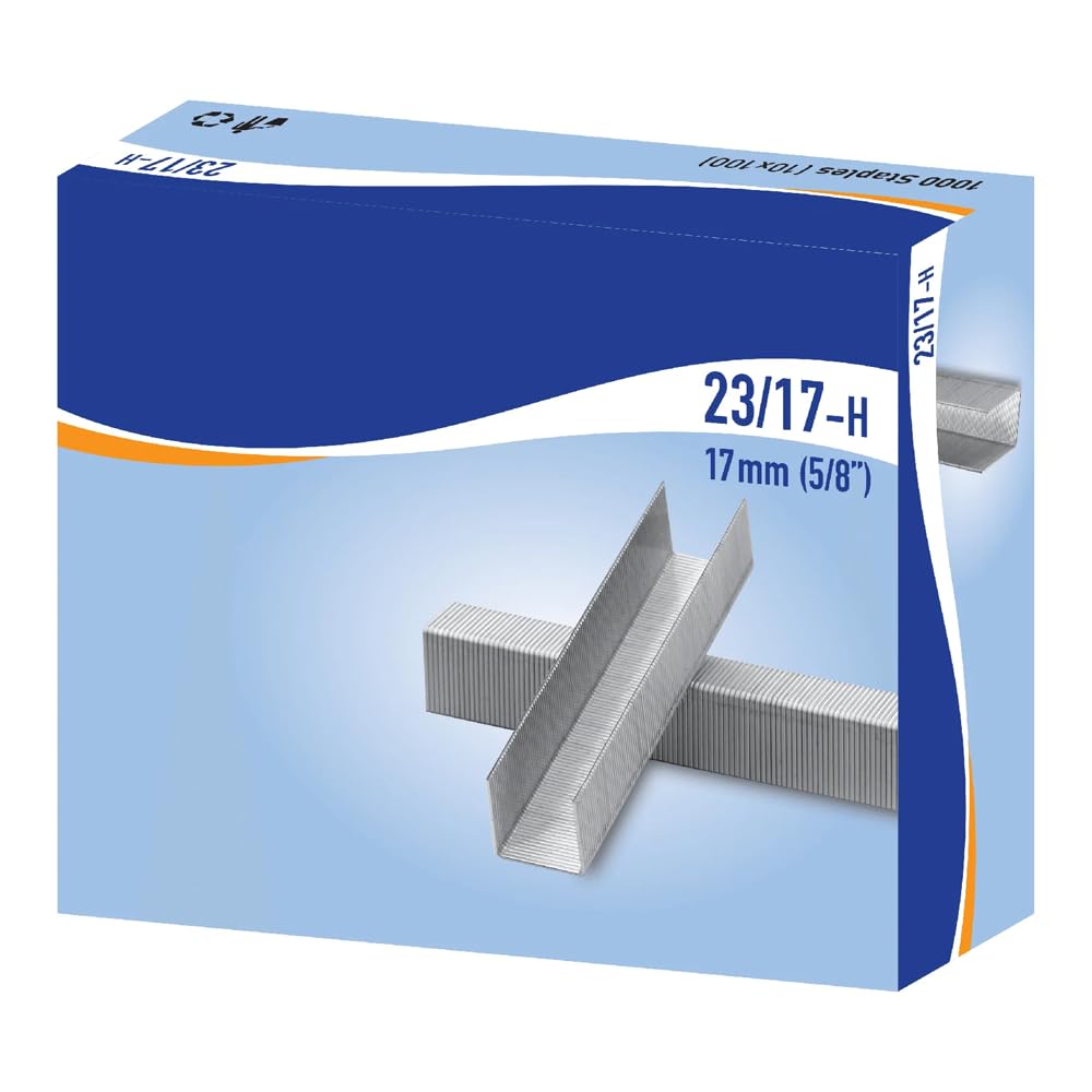 Stapler Pin 23/17-H 17mm (5/8") Compatible for Heavy Duty Staplers | 23 ...
