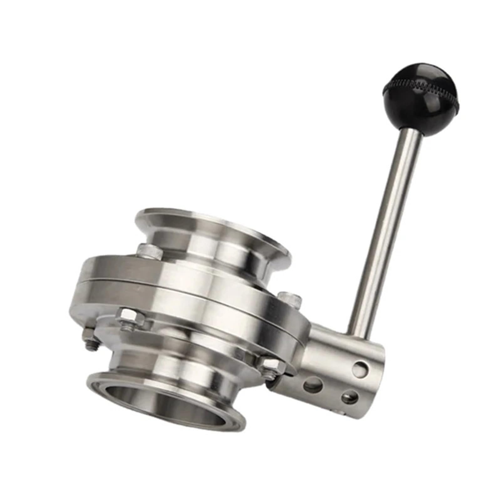 Economy Sanitary Tri Clamp Butterfly Valve SS304 Homebrew Butterfly ...