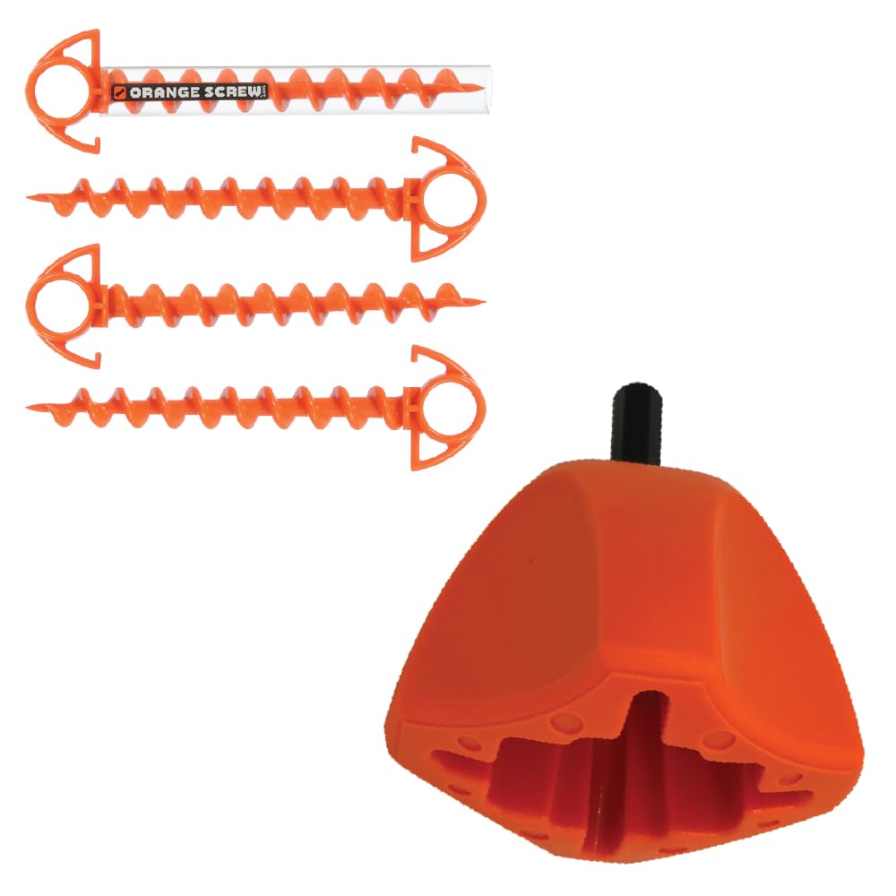 Amazon.com: Orange Screw The Ultimate Bundle, Small 4 Pack Ground ...