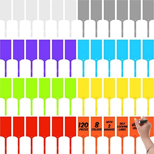 Amazon.com : Blank Labeling Tags Waterproof Plastic Tags for Labeling ...