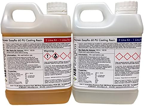 Polycraft EasyFlo 60 Polyurethane Liquid Plastic Casting Resin 500ml ...