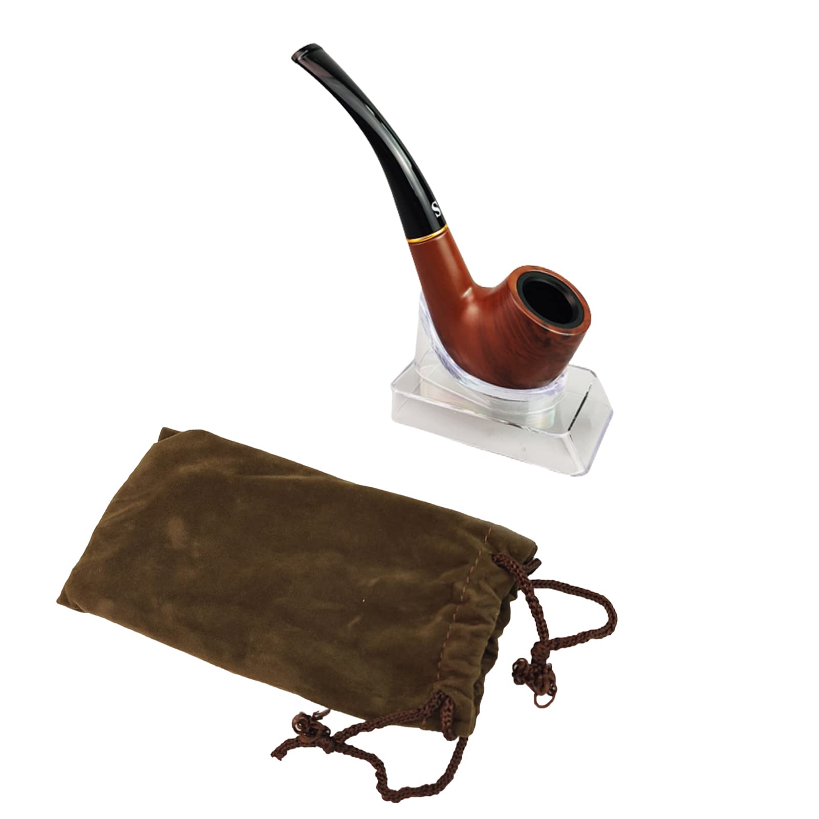Smoking Pipe Wooden Tobacco Smoking Pipe Vintage Tobacco Pipe with Pipe ...
