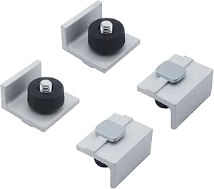 Bikykose 4pcs T-Track Stop Kit with Knob, Short Stop Kit for T-Track ...