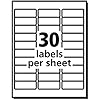 Amazon.com : Avery 8460 Inkjet Labels, Mailing, 1-Inch x2-5/8-Inch,3000 ...