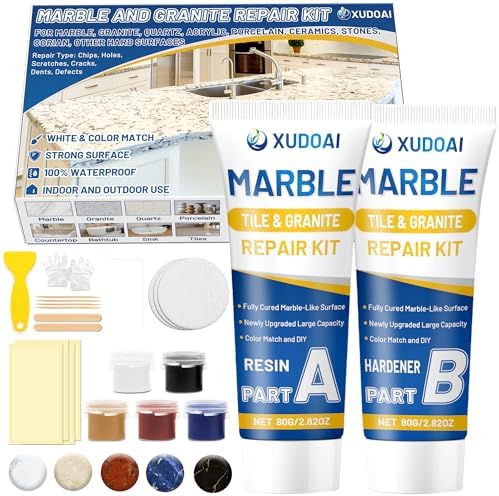 Marble and Granite Repair Kit (Color Match), 160g/5.64oz Quartz ...