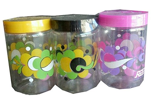 Buy RPP Plastic Pet Jar Set Of 3 Online at Low Prices in India - Amazon.in