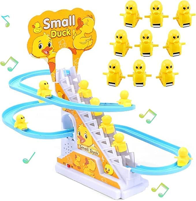 Buy Shyam 1209 Duck Track Automatic Stair-Climbing Cartoon Race Track ...