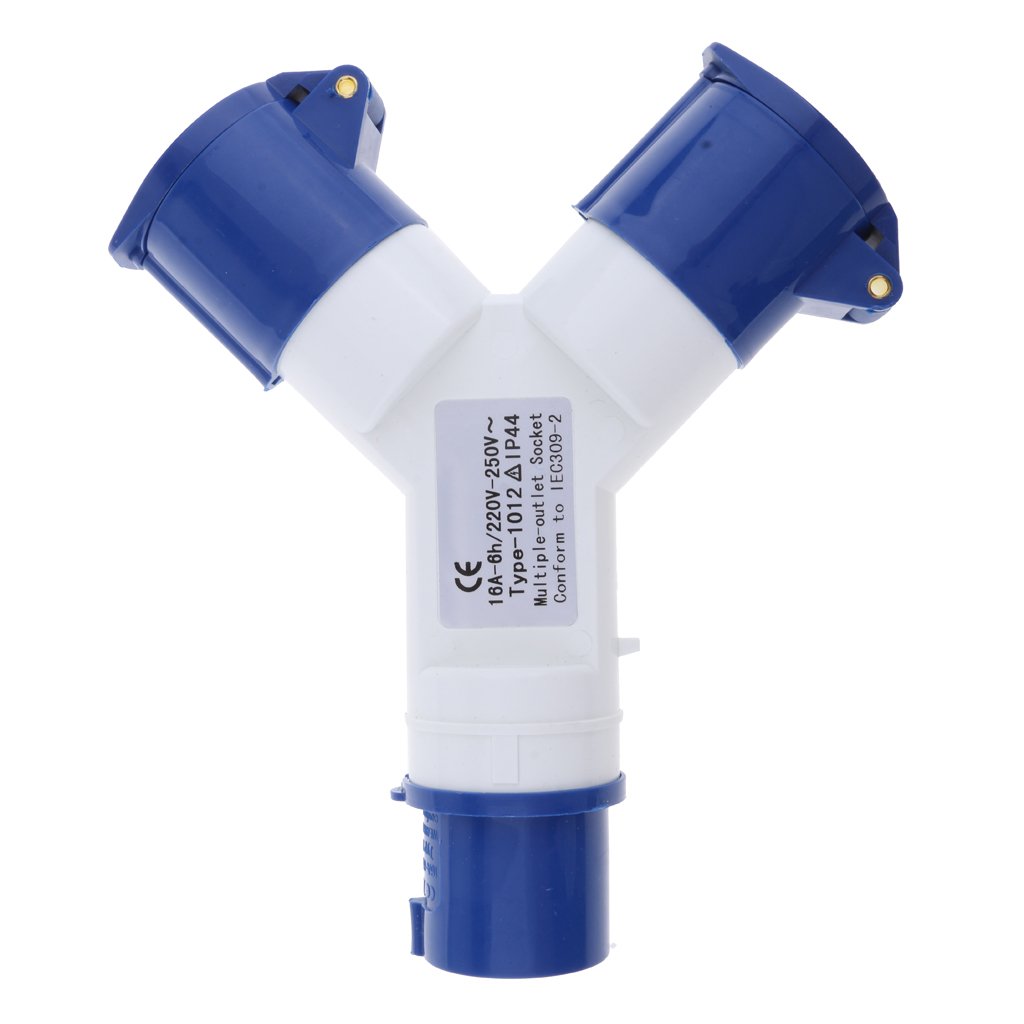 LOOM TREE® 16A 220V 3-Pin Plug Socket Splash/Weather-Proof Electrical ...