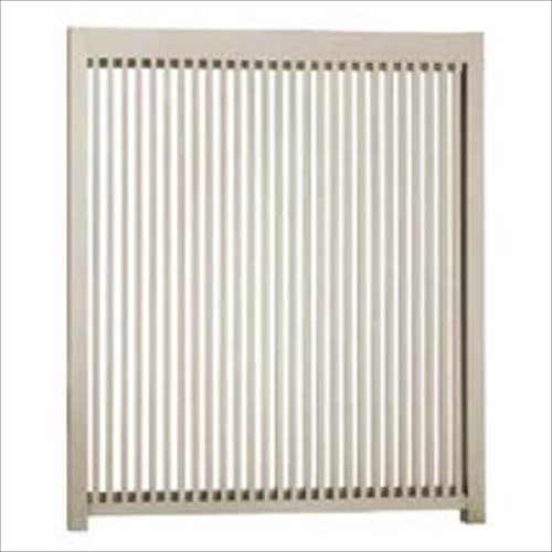 Amazon | LIXIL TOEX Gスクリーン 縦格子タイプ 基本本体 H24 W10 【リクシル】 【アルミフェンス 柵】 アルミカラー ナチュラルシルバーF | フェンス・垣