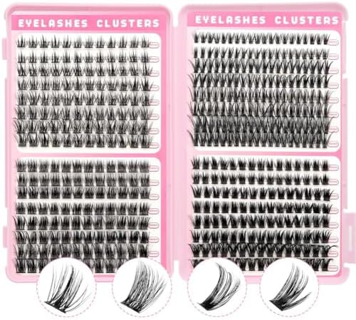 Amazon.com: Lash Clusters Kit, 600 Pcs Eyelashes Clusters Extensions ...