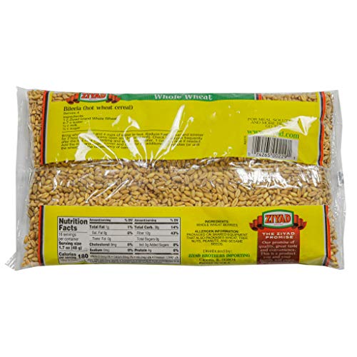 Ziyad Whole Wheat, Superfood, High In Fiber, No Cholesterol, No Salt 16oz