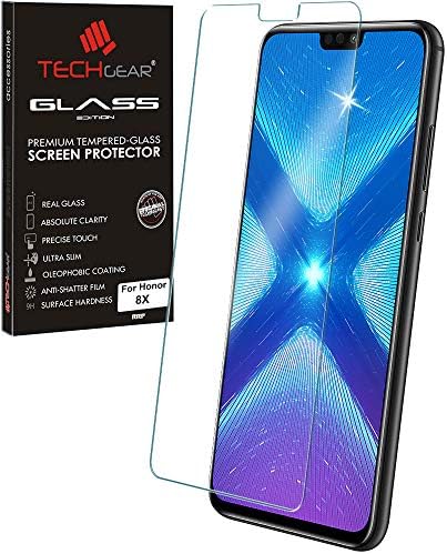 TECHGEAR GLASS Edition for Honor 8X Genuine Tempered Glass Screen ...