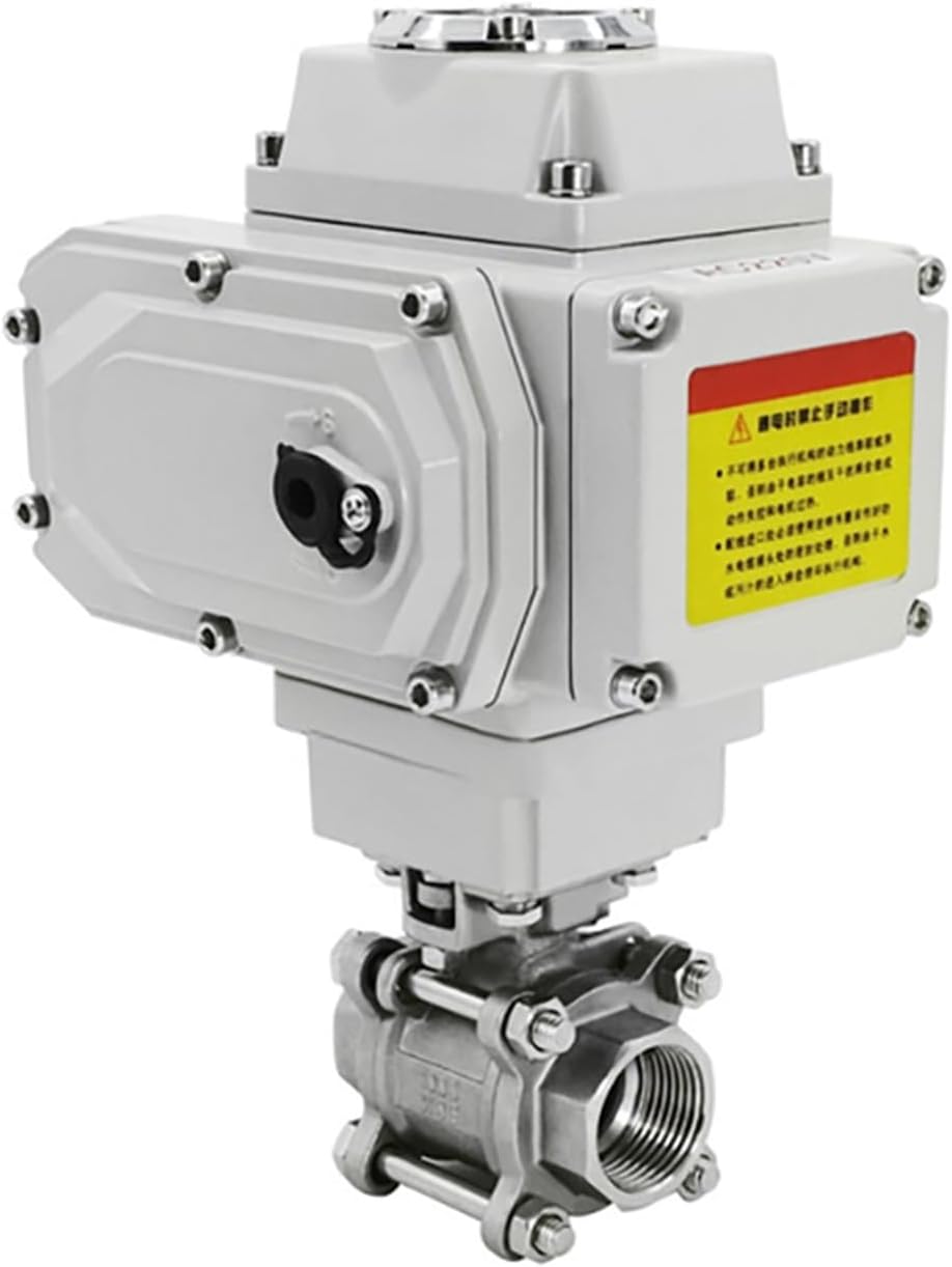 Amazon.com: 2" 2 Way High Platform Motorized Ball Valve Stainless Steel Q911F-16P Female Thread ...