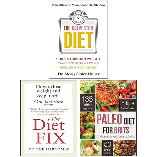 The Galveston Diet [Hardcover], The Diet Fix, Paleo Diet for Brits 3 ...