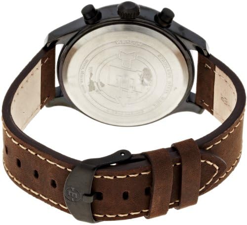 Timex Mens T49905GP Expedition Field Chronograph Genuine Leather Strap ...