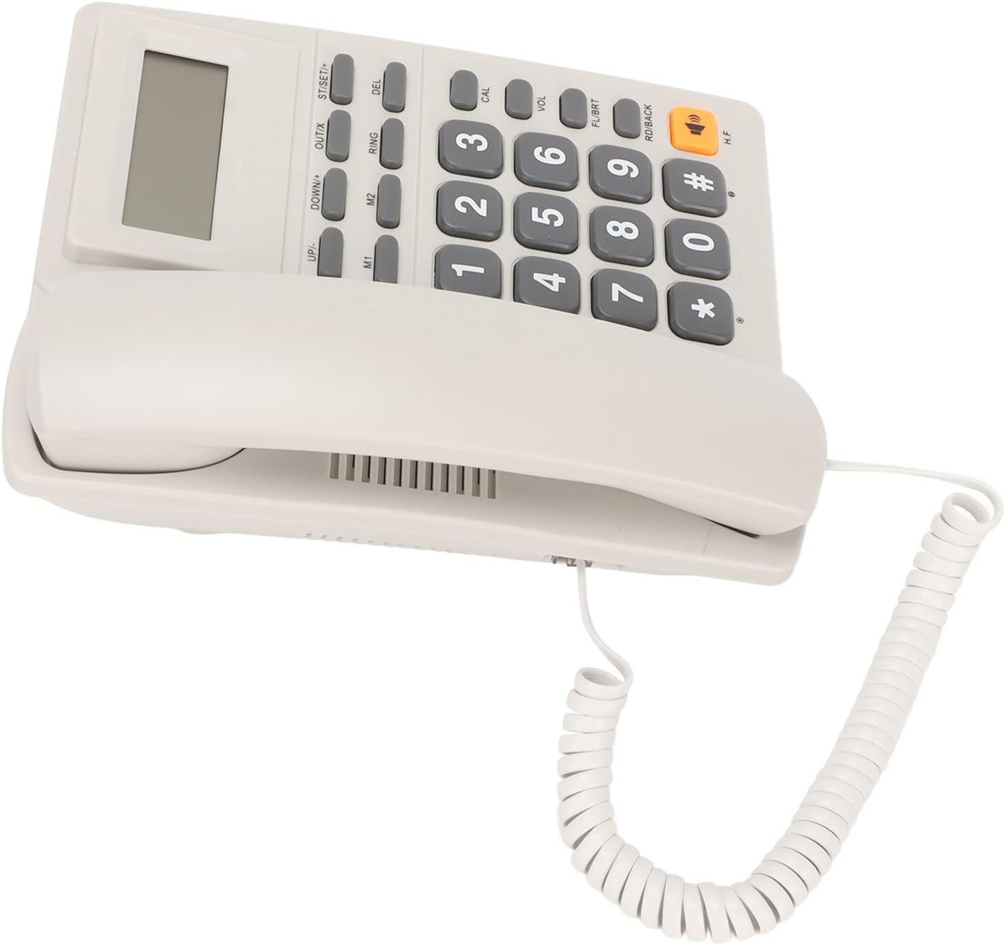 Corded Telephone Two Landline Speed Dial Interfaces With Speakerphone For Home Use