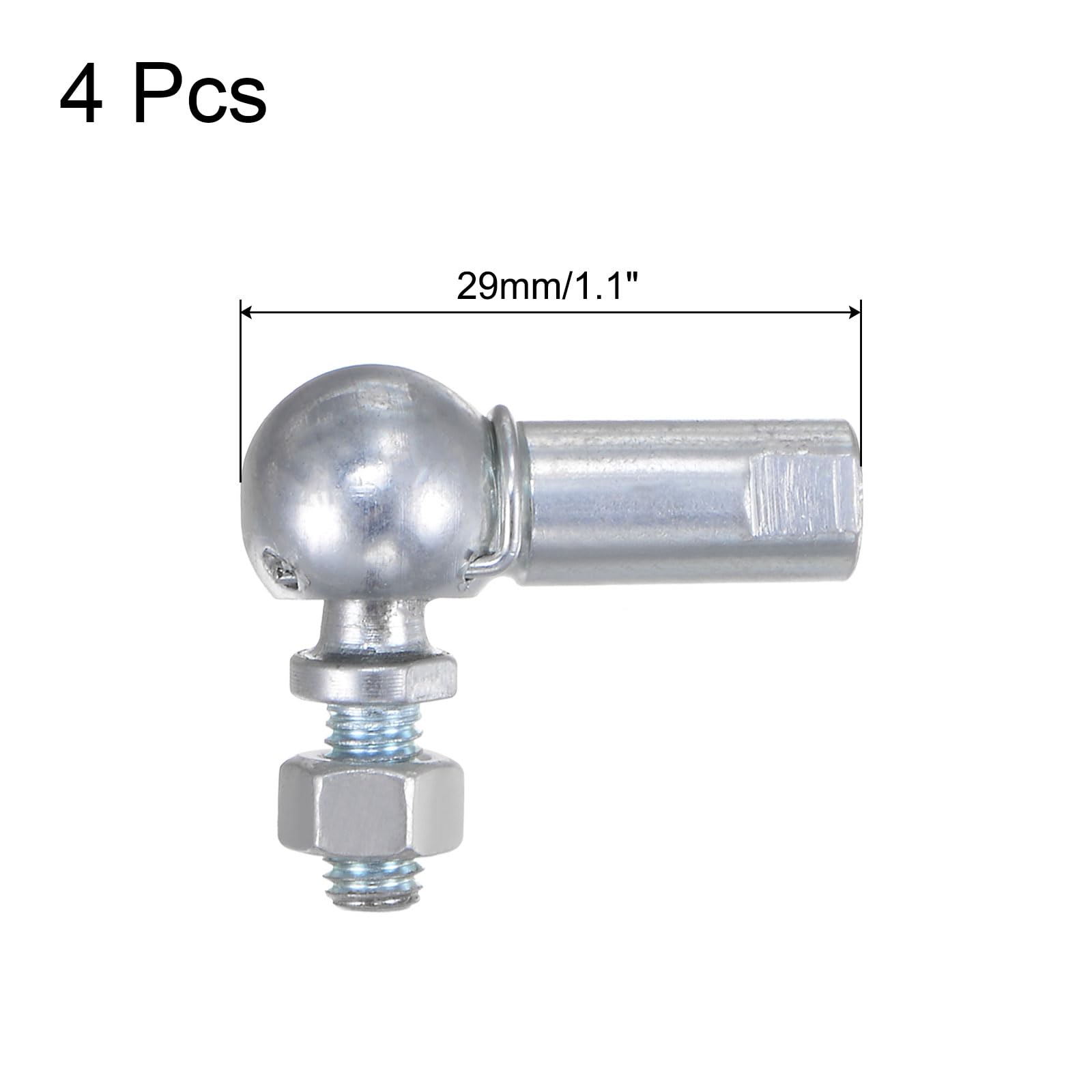 Ball Joint Rod Uxcell 2pcs POS5 M5 Male Rod End Bearing M5x0.8 Right ...