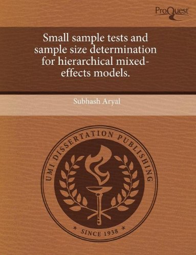 Small sample tests and sample size determination for hierarchical mixed ...
