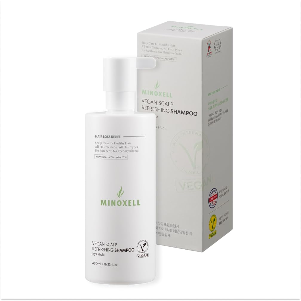 Amazon.com: MINOXELL Vegan scalp Shampoo｜Hair regrowth biotin shampoo ...
