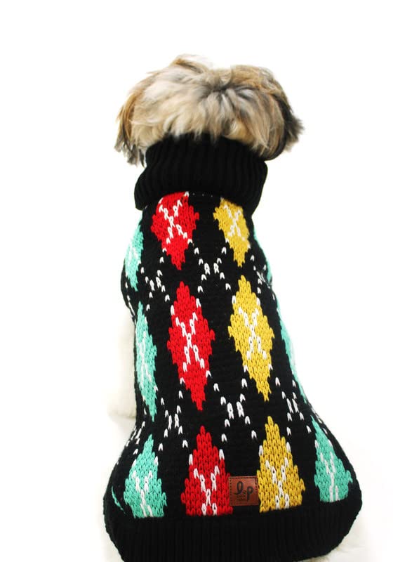 Lana Paws Diamonds Dog Winter Sweater for Beagles, Dachshund, Cocker ...
