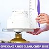 Amazon.com: 12 Inch Stainless Steel Cake Scraper, Leveler and Smoother ...