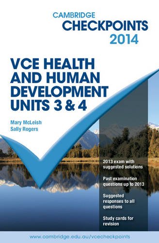 Cambridge Checkpoints VCE Health and Human Development Units 3 and 4 ...