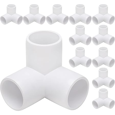 Amazon.com: ZhiYo PVC Fitting Elbow 1 Inch 3-Way 6-Pack, PVC Pipe ...