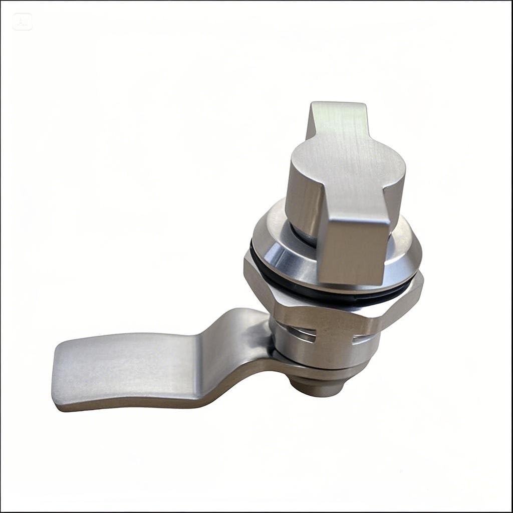 Snapklik.com : Thumb Operated Offset Cam Lock, Stainless Steel Keyless ...