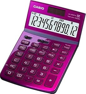 CASIO JW-200TW-PK 12-Digit GT Dual Power Calculator : Amazon.in: Office ...