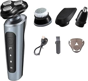 Amazon.com: Head Shavers for Bald Men, 4 in 1 Smart Electric Shaver LCD ...