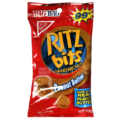 Amazon.com: Ritz Bits Peanut Butter Big Bag, 3 oz