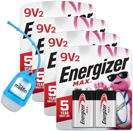 Amazon.com: MAX 9V Batteries 2-Count | Bundle of Plastic Hand Sanitizer ...