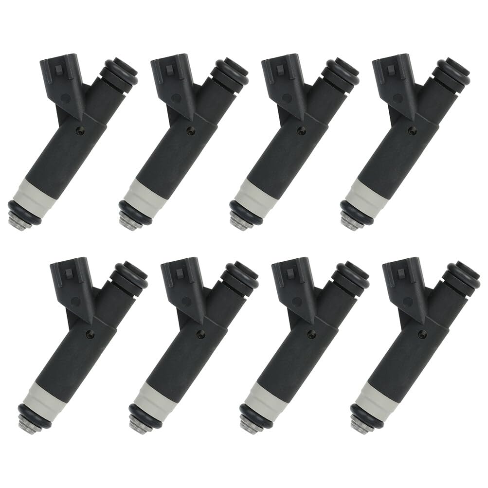 Amazon.com: 8pcs 4L3E-9F593-B4C Injectors,ANGLEWIDE 4 Holes Fuel ...