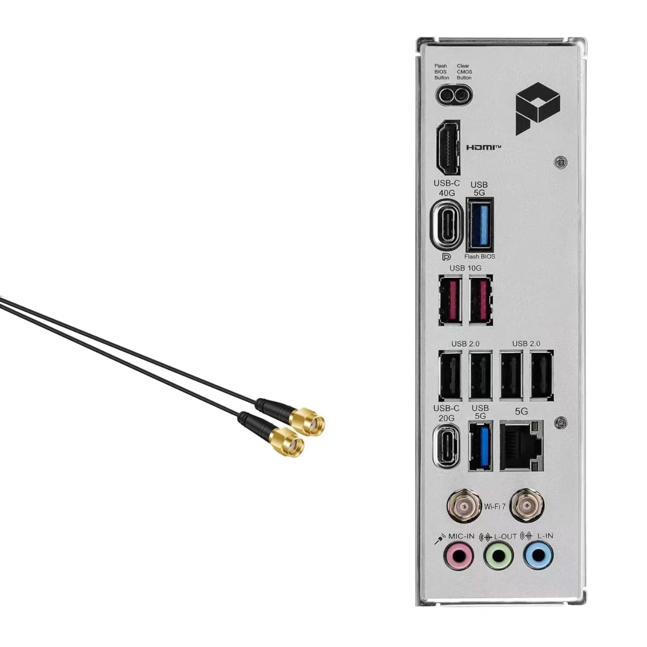Snapklik.com : WiFi 6E WiFi 7 Tri-Band Performance RP-SMA Connector ...